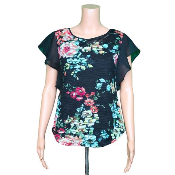 Cato | Tops | Cato Short Sleeve Top Women Size Small | Poshmark